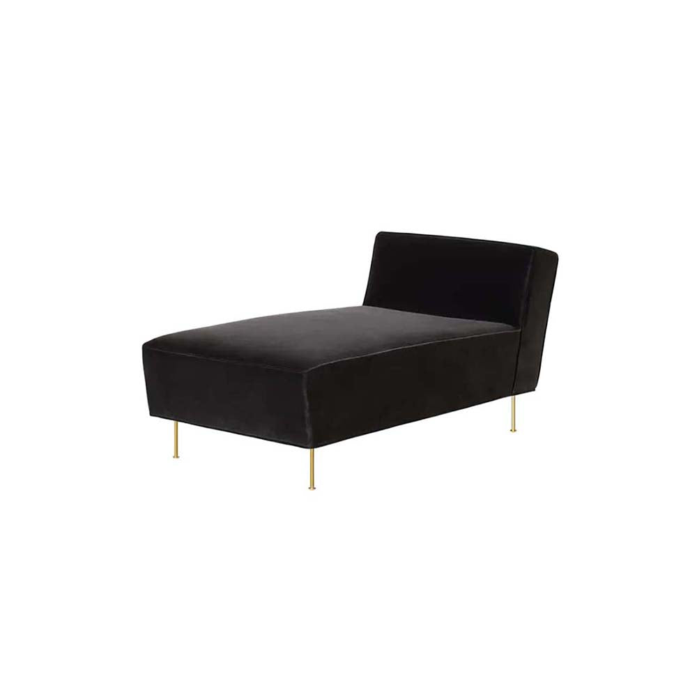 Modern Line Chaise Lounge by Gubi