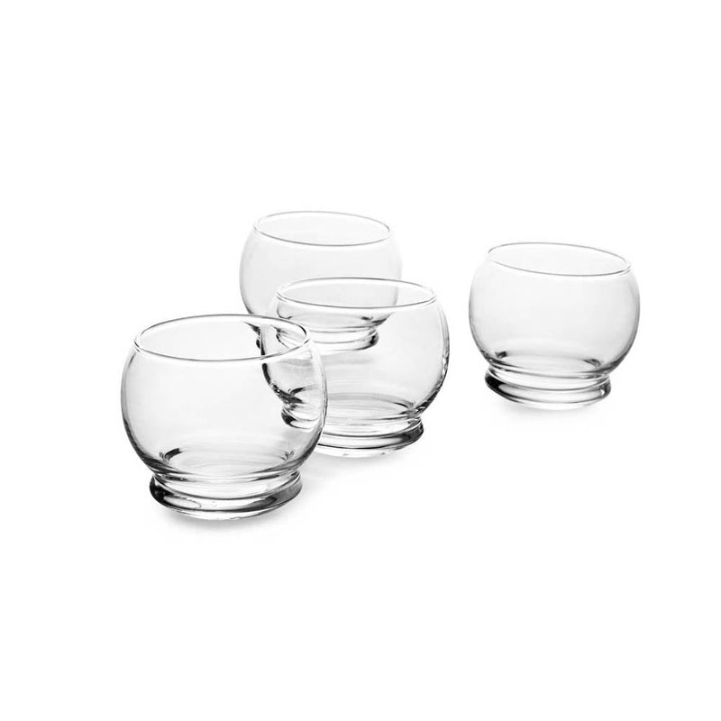 Rocking Glass - 4 Pcs, 25 Cl Glass by Normann Copenhagen